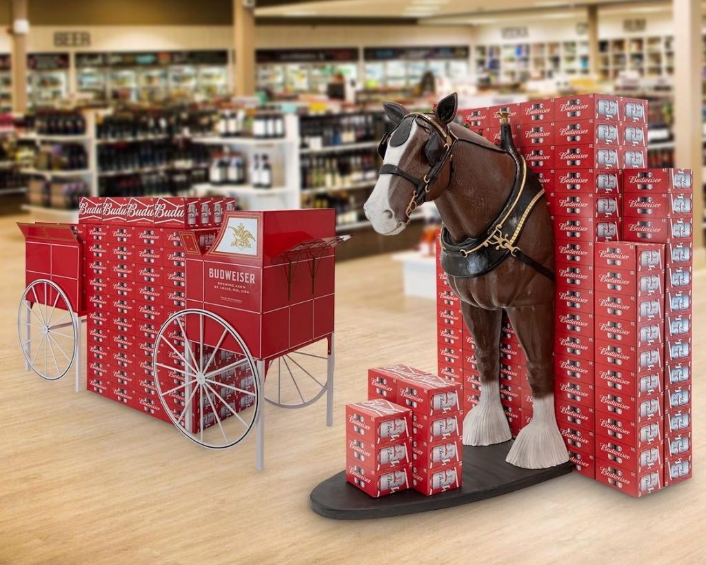 Budweiser Floor Display - MRL Promotions