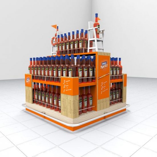 Aperol Spritz Mass Floor Display - MRL Promotions