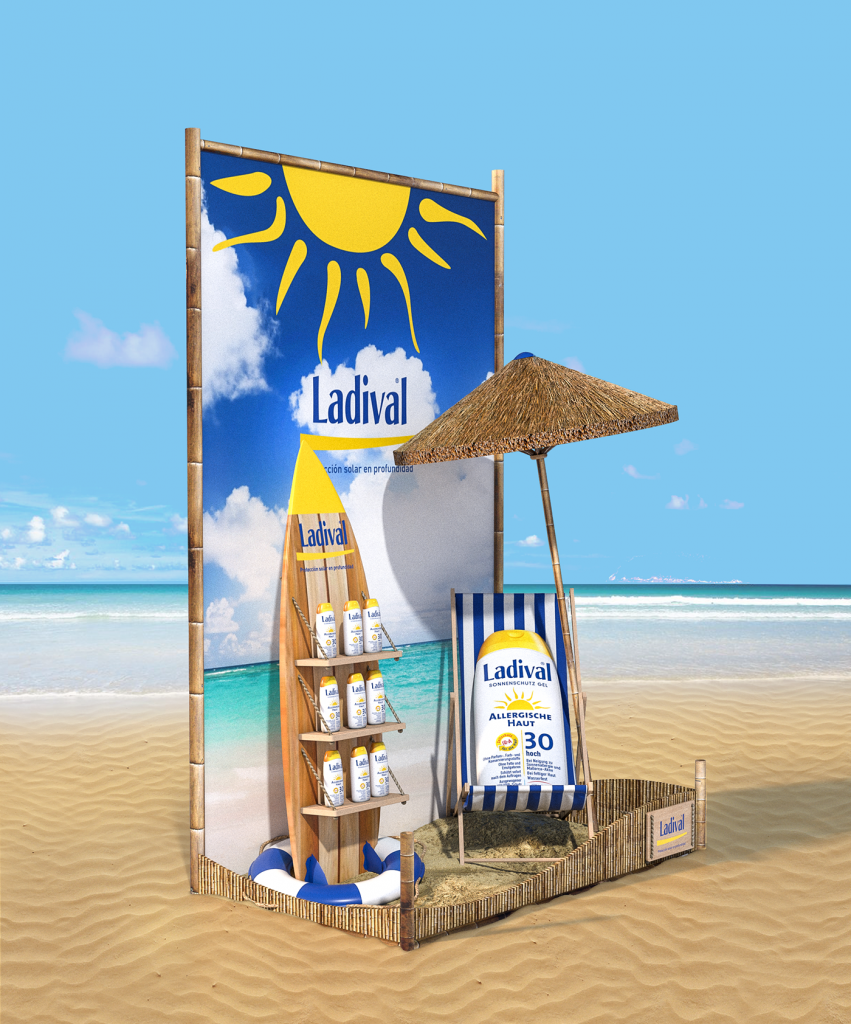 Ladival Beach Display - MRL Promotions