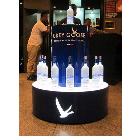 Grey Goose Bottle Glorifier Display - MRL Promotions