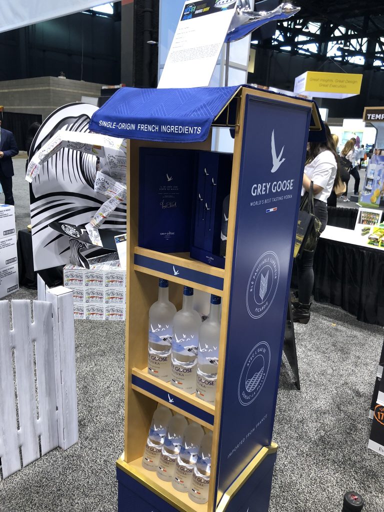 Grey Goose Metal Shelf Display - MRL Promotions