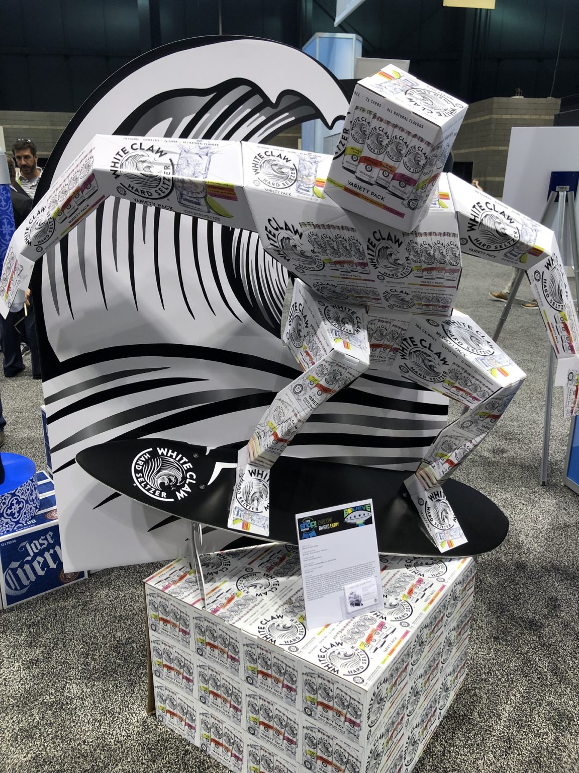 White Claw Wave Surfing Display - MRL Promotions