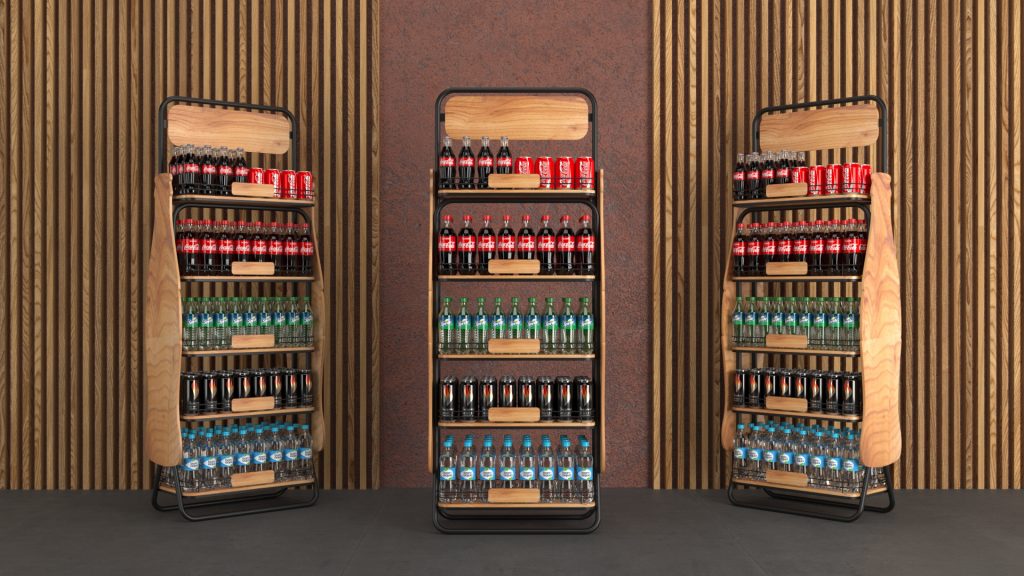 Coca-Cola Wood Display - MRL Promotions