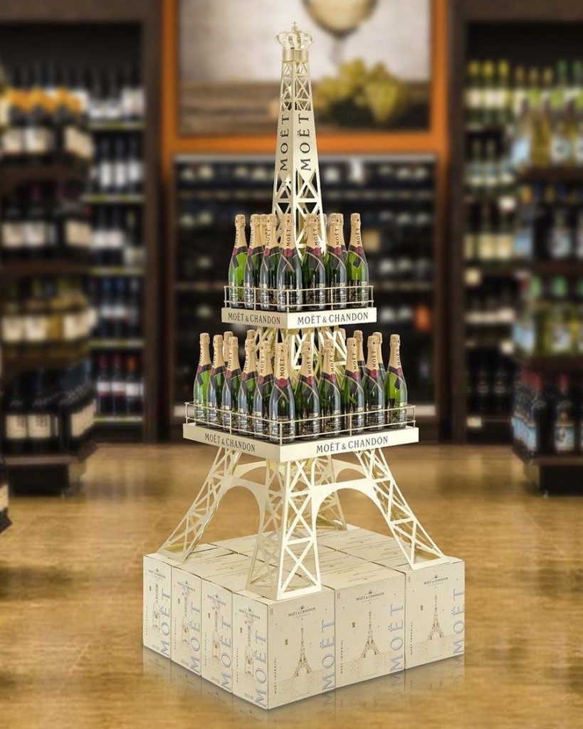 Moet & Chandon Metal Display - MRL Promotions
