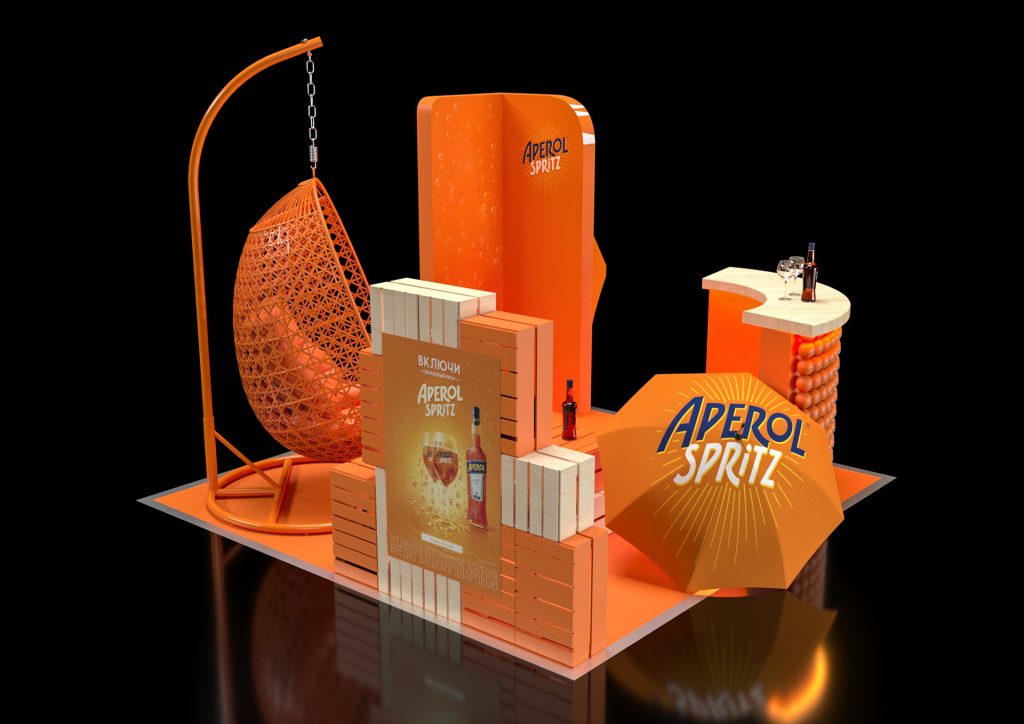 Aperol Spritz Floor Display - MRL Promotions