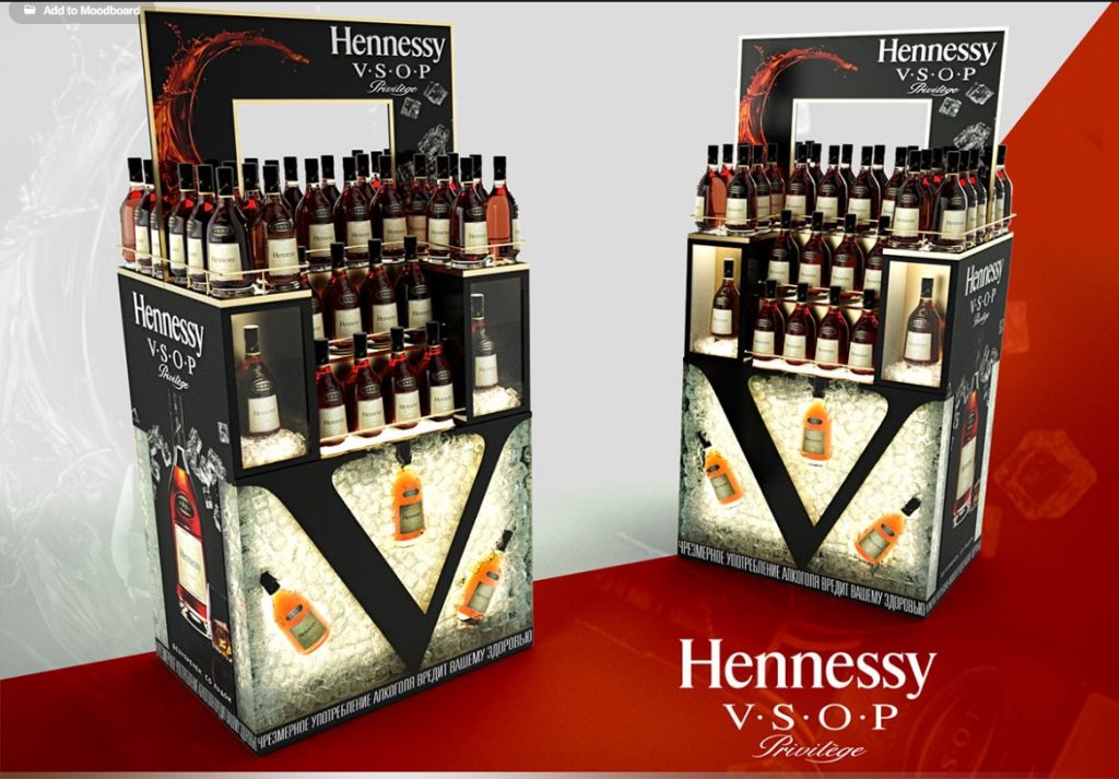 Hennessy Wood Display - MRL Promotions