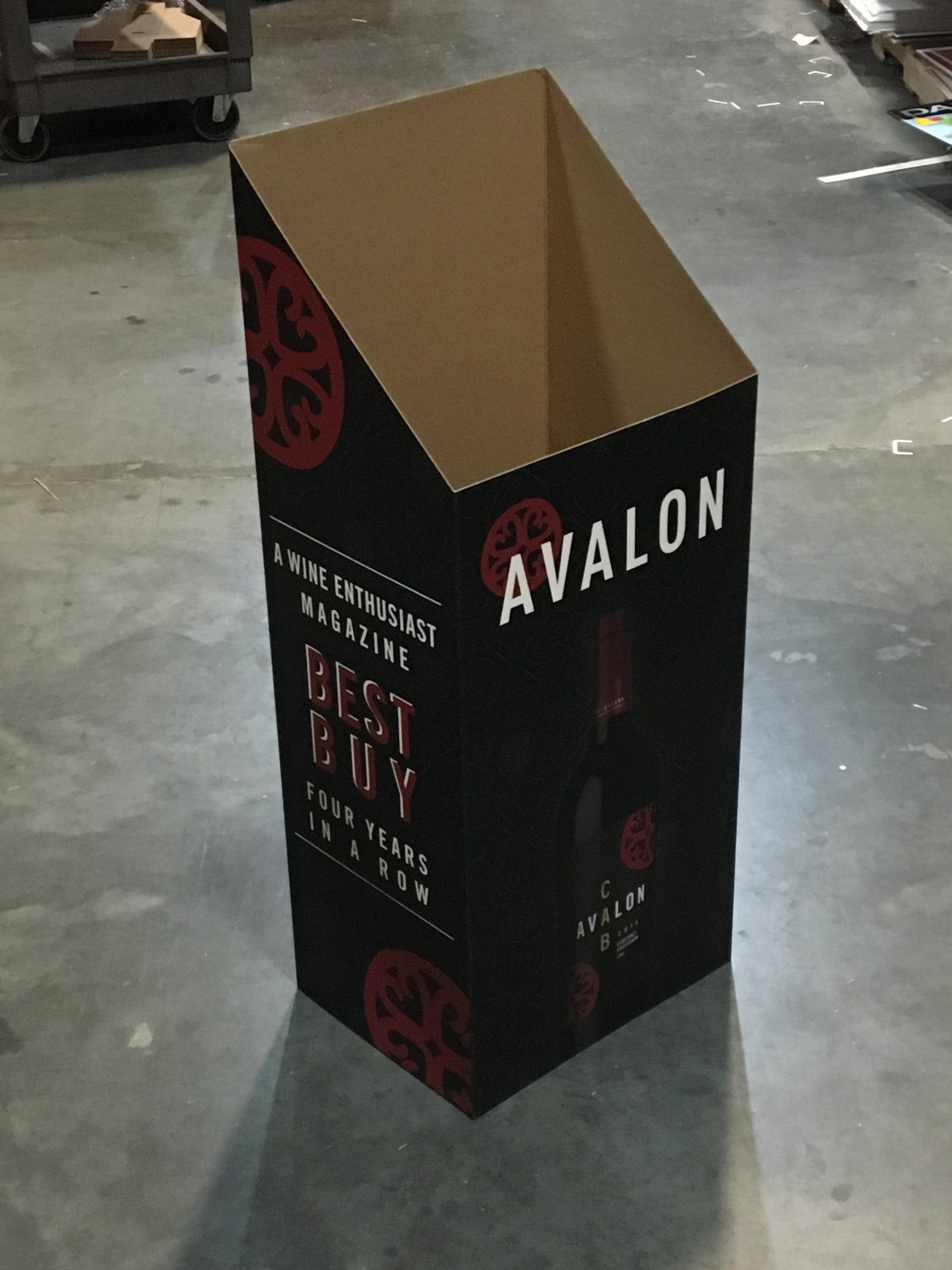 Avalon Wine Case Bin - MRL Promotions